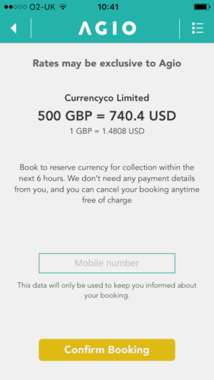 AGIO App Review: Find the best currency exchange