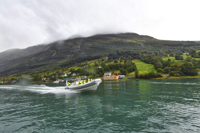 Kayaking and rib boat rides Norwegian fjords