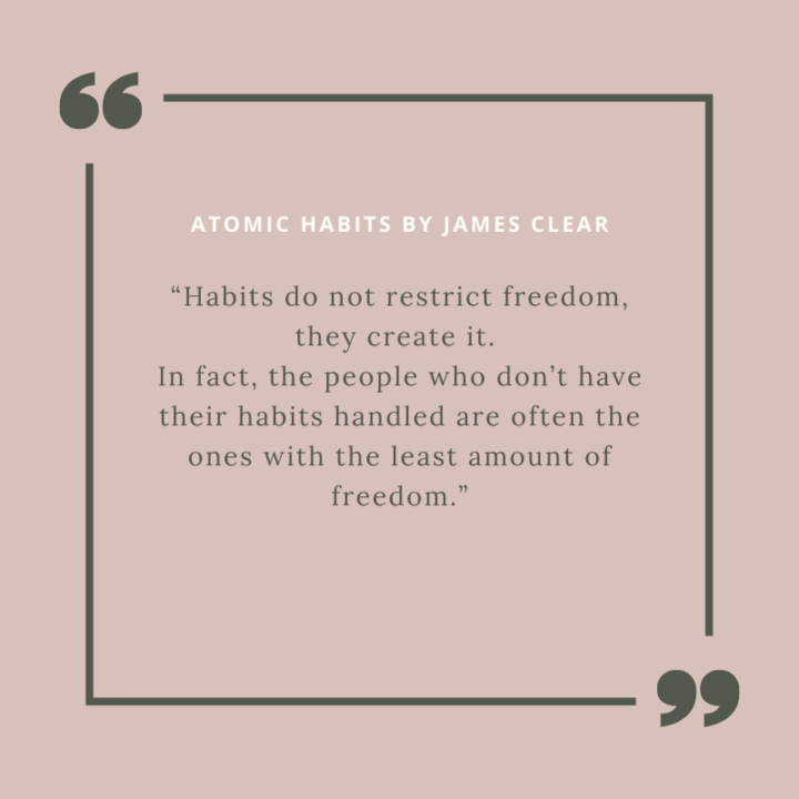 Atomic Habits Summary, favourite quotes and my key takeaways from the book