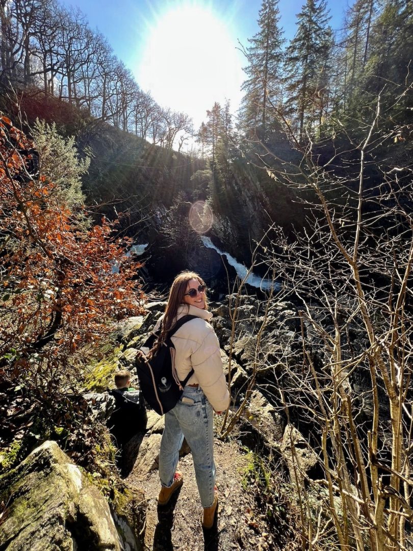Visiting Conwy Falls, An easy family waterfall in North Wales