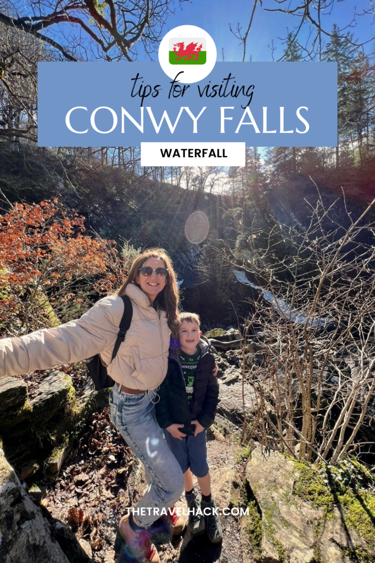 Visiting Conwy Falls, An easy family waterfall in North Wales