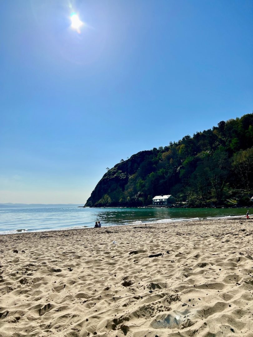 Llanbedrog Beach + hiking to the Tin Man!